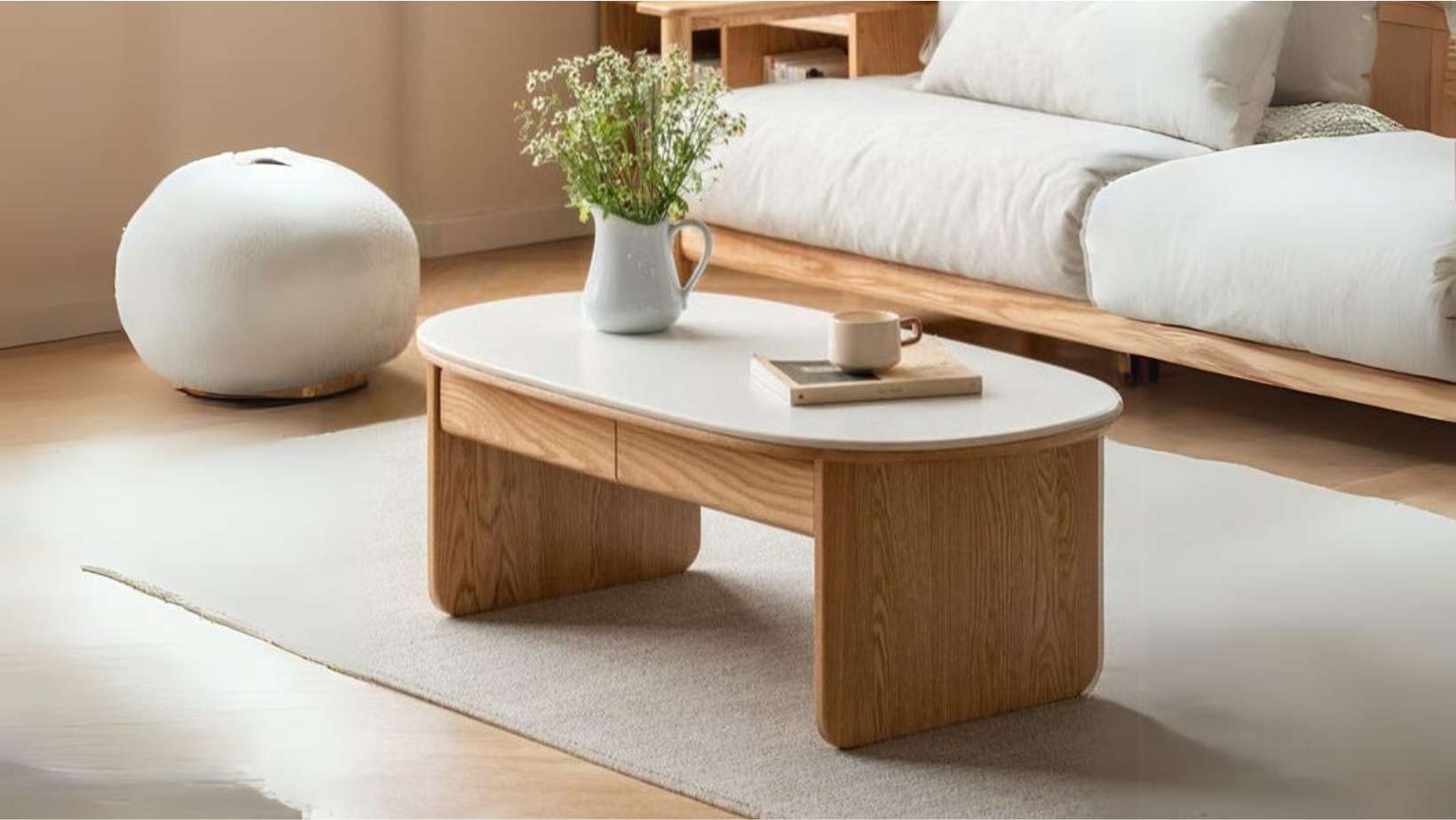 Bàn Trà Mặt Đá - Sự Lựa Chọn Đẳng Cấp Cho Phòng Khách Hiện Đại - Givehome